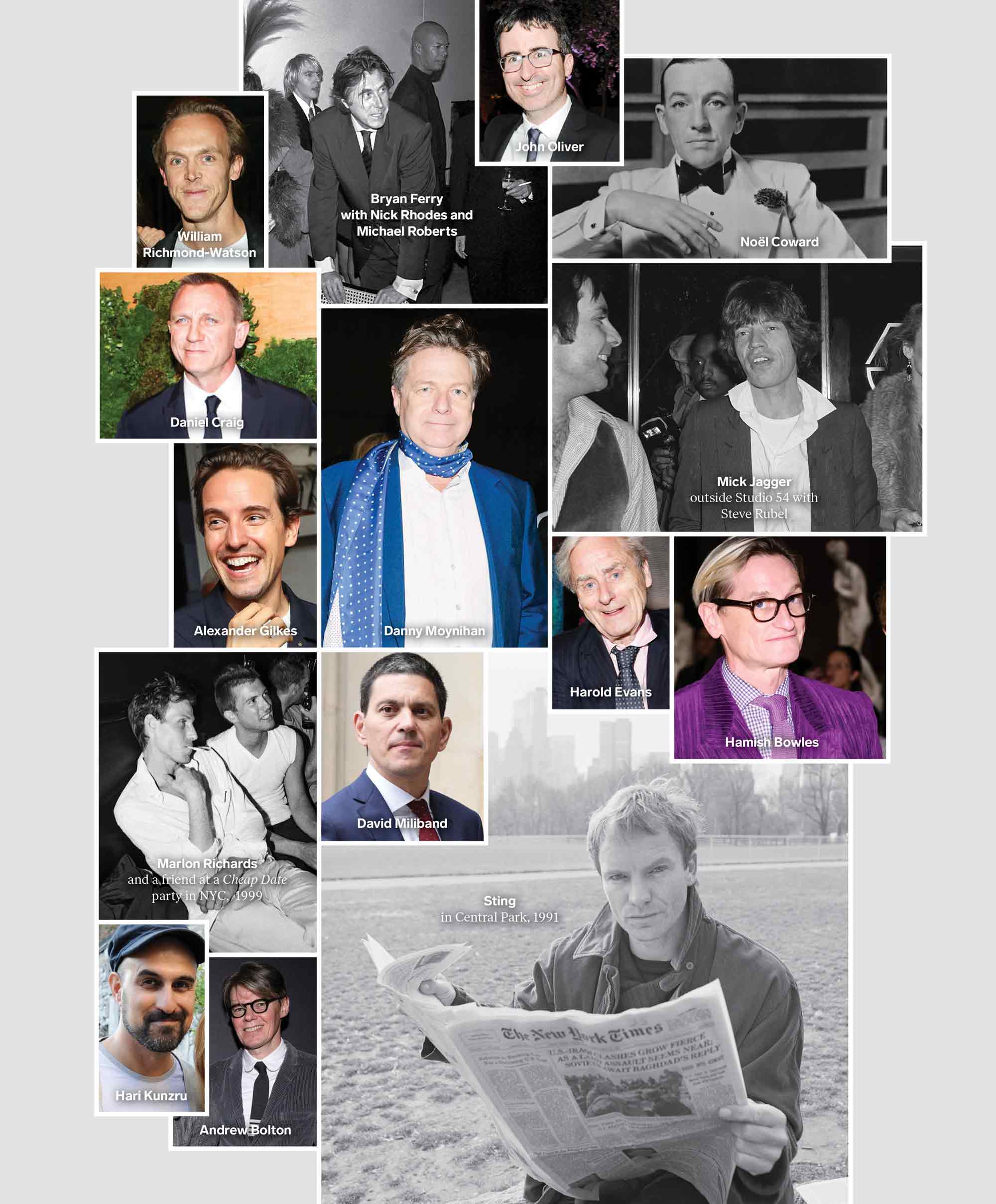 Craig McDean, Hugo Guinness, Bradley Wright-Phillips, Alan Linn in New York